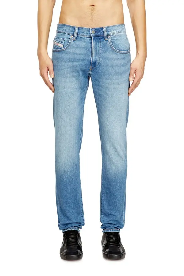 DIESEL® D-strukt Slim Jeans Regular Waist Zip Fly - Blue