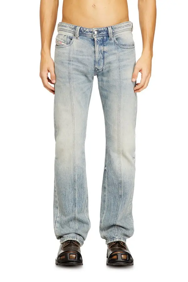 DIESEL® Larkee 1985 Light Wash Button Fly Jeans