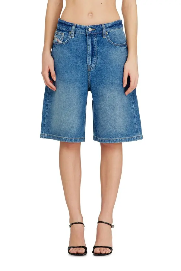 DIESEL® Relaxed Fit Organic Cotton Denim Shorts