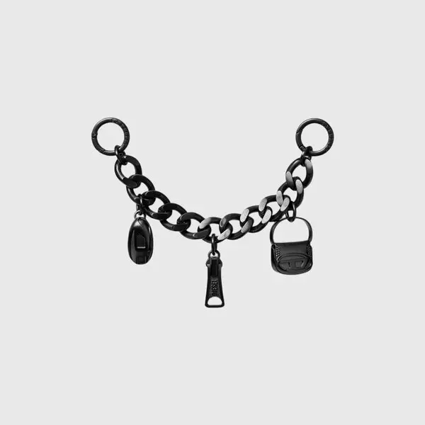 DIESEL® Charm Thick Gun Metal - Black