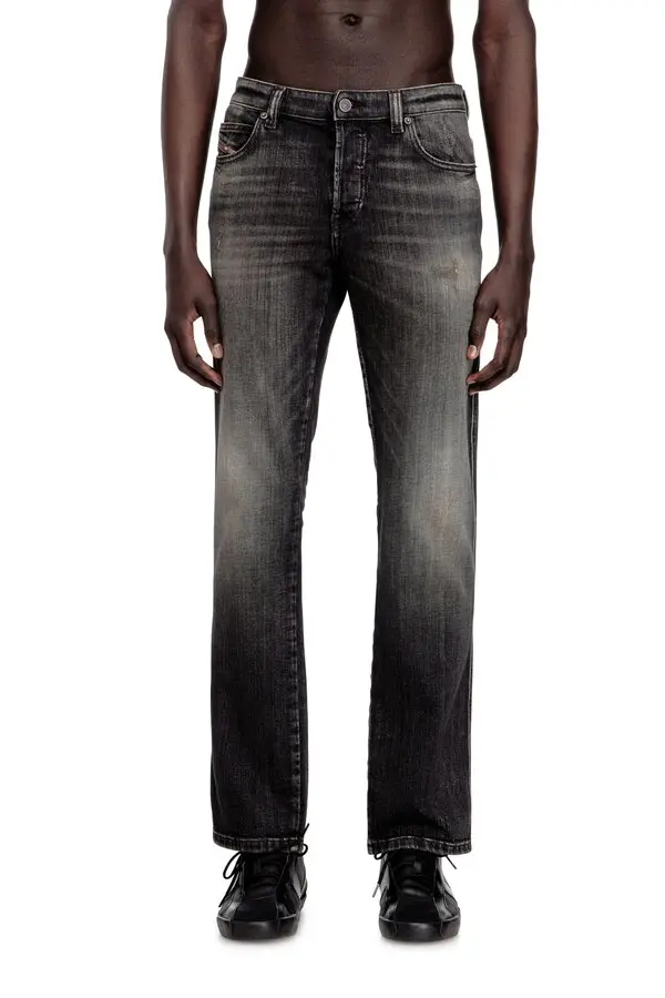 DIESEL® Slim Fit Jeans With Button Fly And Whiskering
