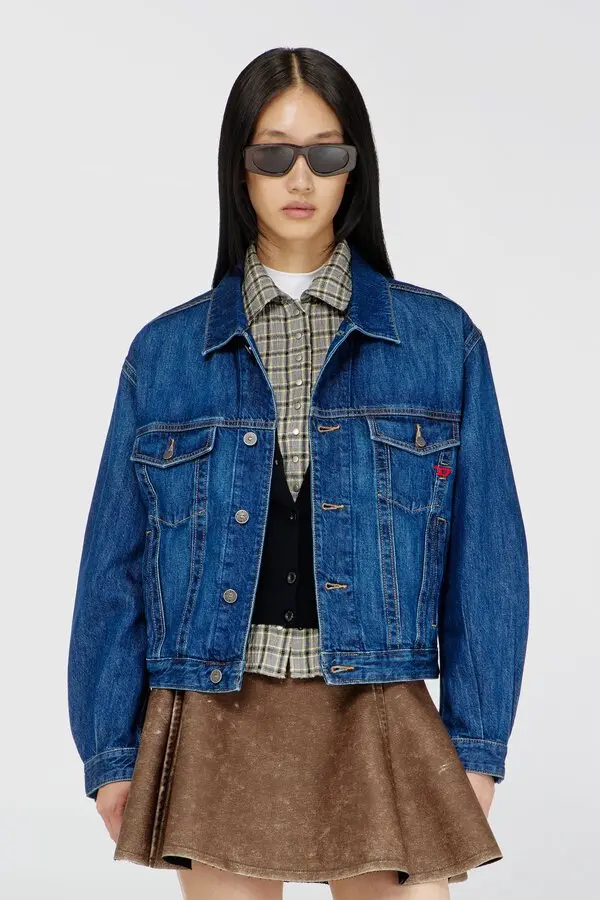 DIESEL® Archive Silhouette Trucker Jacket - Blue