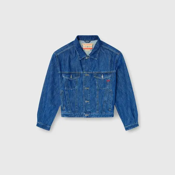 DIESEL® Archive Silhouette Trucker Jacket - Blue