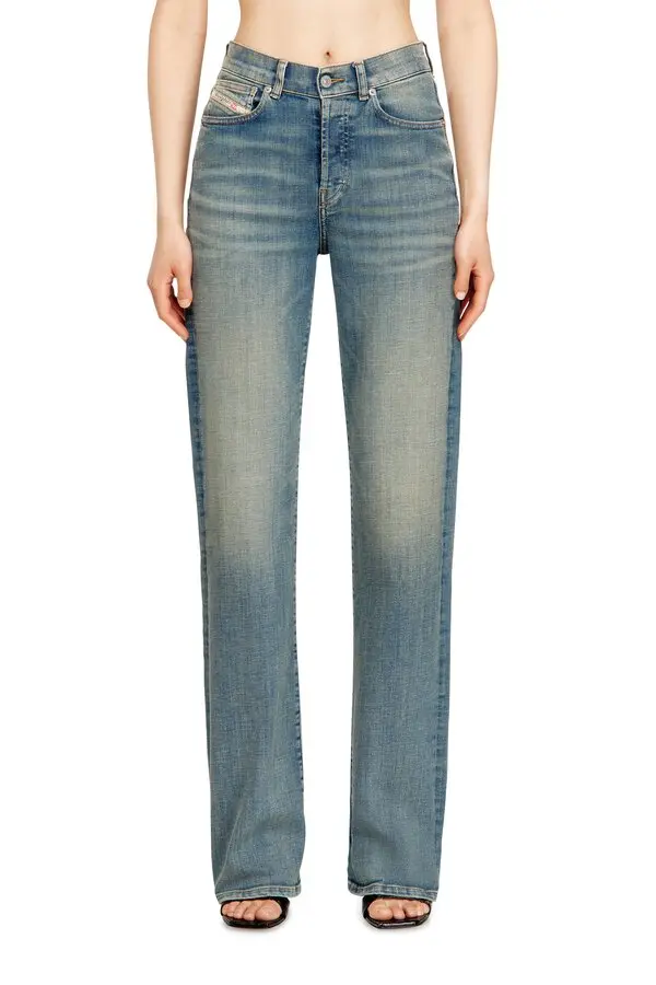 DIESEL® D-sent High Waist Straight Leg Jeans