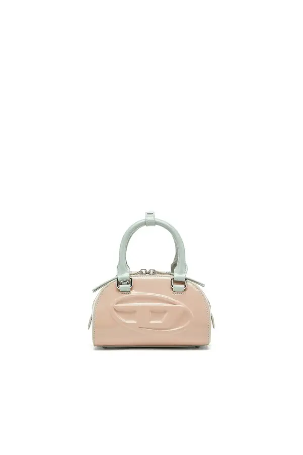 DIESEL® 1dr Mini Bowling Bag With Naplak Effect - Pink