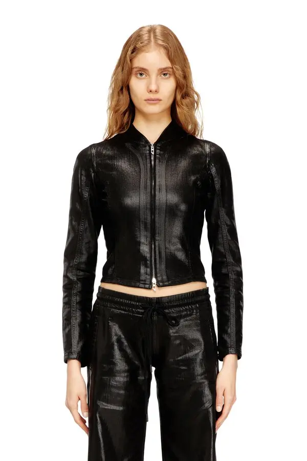 DIESEL® Cropped Jogging Jeans Jacket