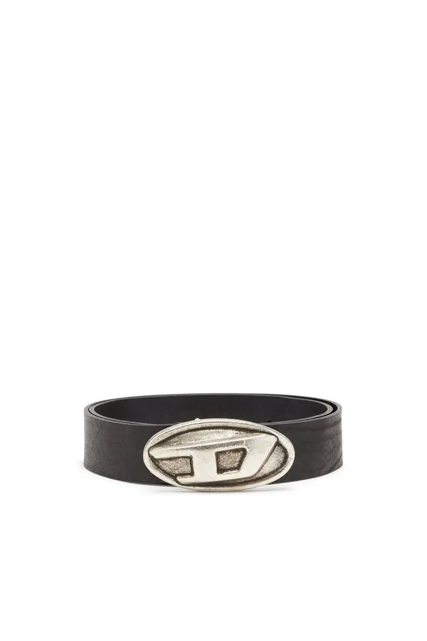 DIESEL® 4 Cm Belt With Oval D Buckle