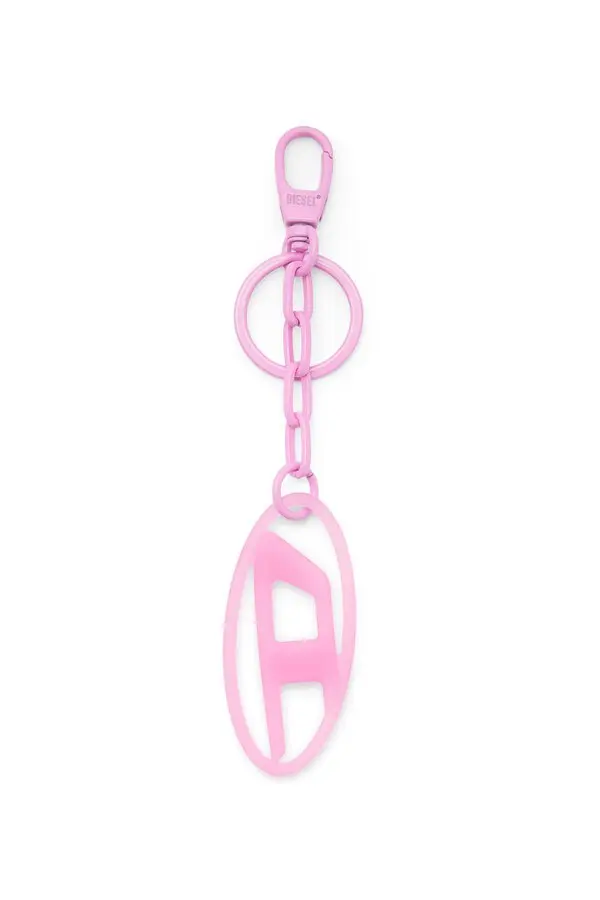DIESEL® Oval D Charm/key Ring - Pink