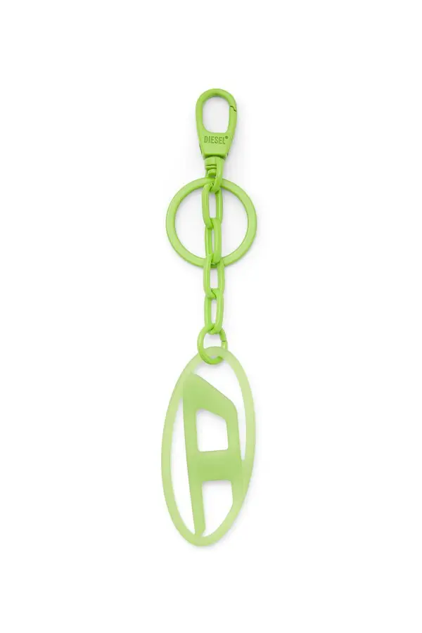 DIESEL® Oval D Charm/key Ring - Green