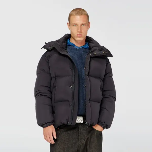 DIESEL® Quilted Down Jacket With Viraloff® Taslan Fabric