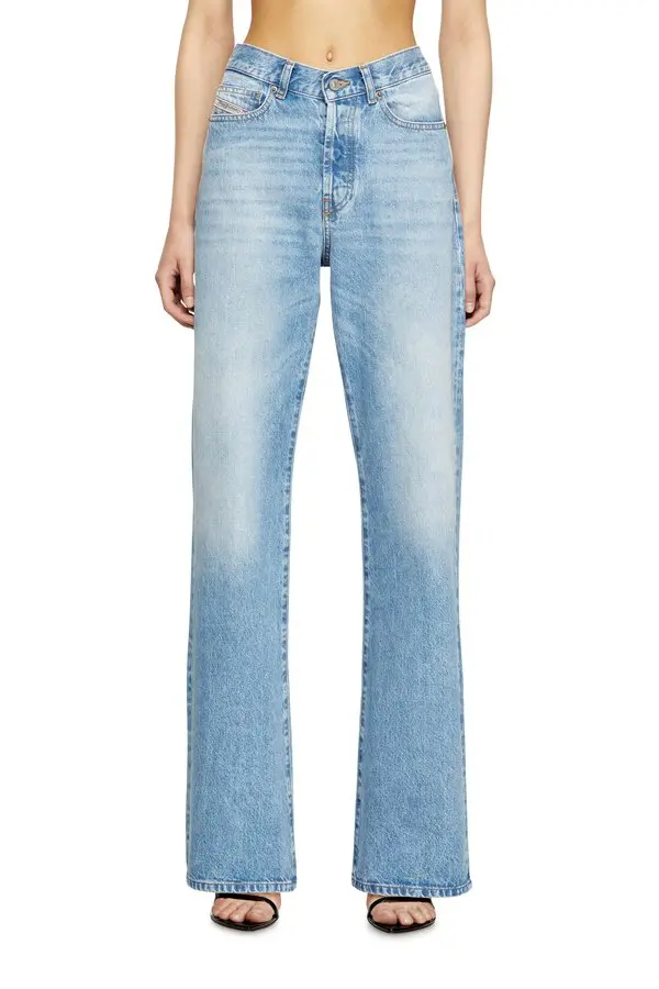 DIESEL® 1971 D-sent High Waist Regular Fit Jeans - Blue