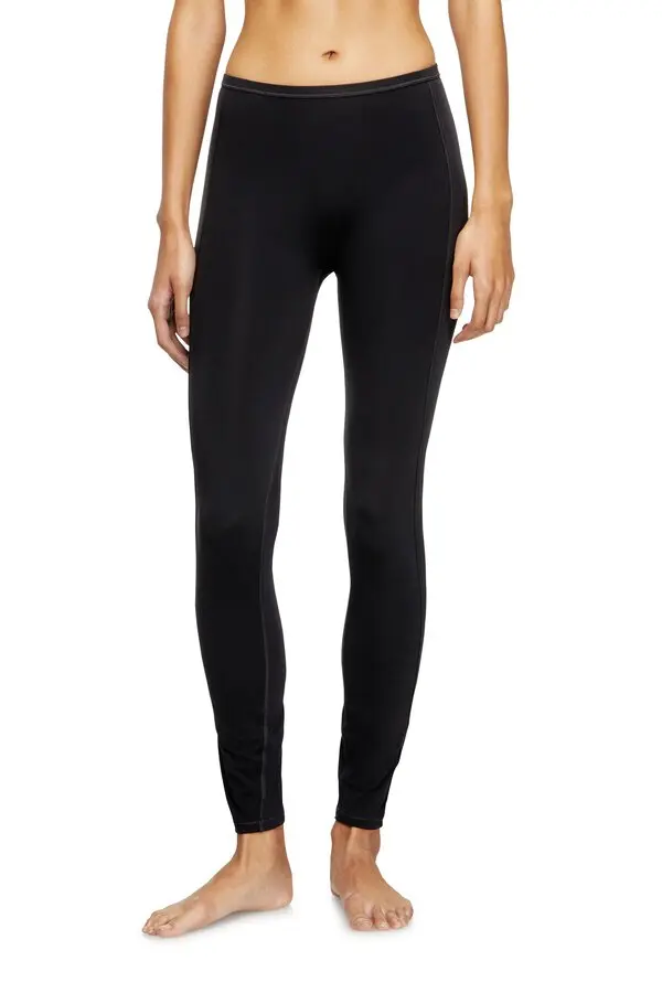 DIESEL® Nylon Leggings With Cut-out Back Oval D
