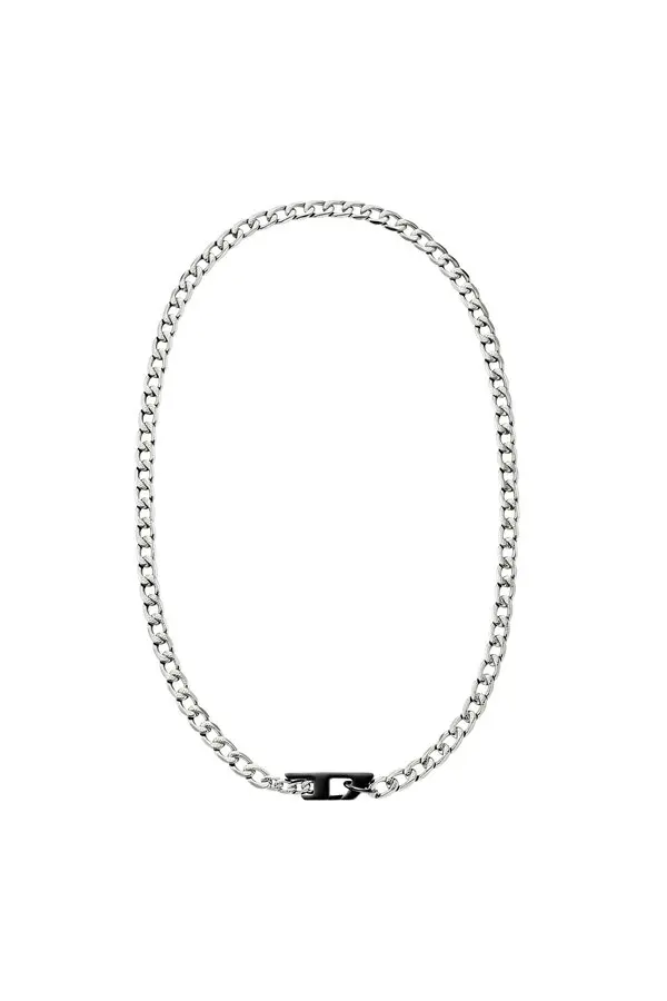 DIESEL® Stainless Steel Chain Necklace - Silver