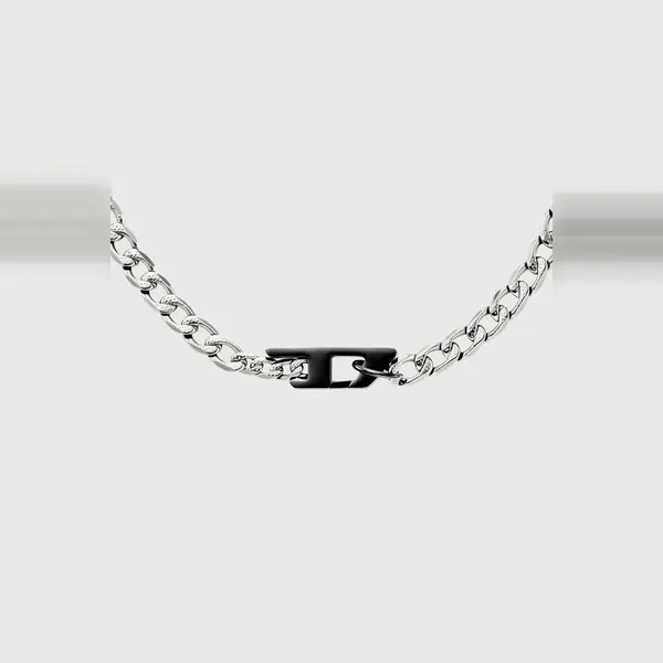 DIESEL® Stainless Steel Chain Necklace - Silver