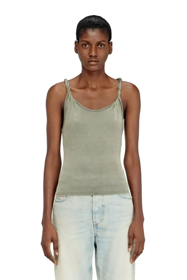 DIESEL® Tank Top With Twisted Straps