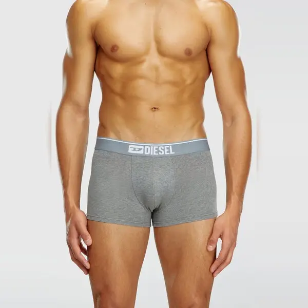 DIESEL® Three-pack Of Plain Boxer Briefs - Multicolor