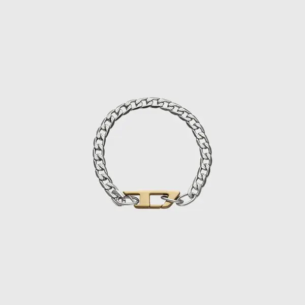 DIESEL® Stainless Steel Chain Bracelet - Silver