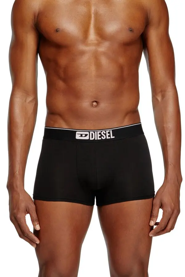 DIESEL® Three-pack Of Plain Boxer Briefs - Multicolor