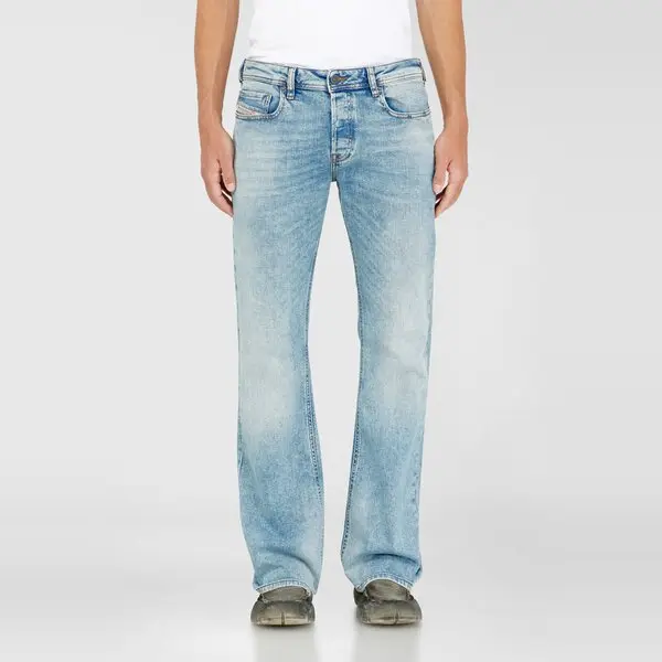 DIESEL® Zatiny Bootcut Jeans With Low Waist And Button Fly - Blue