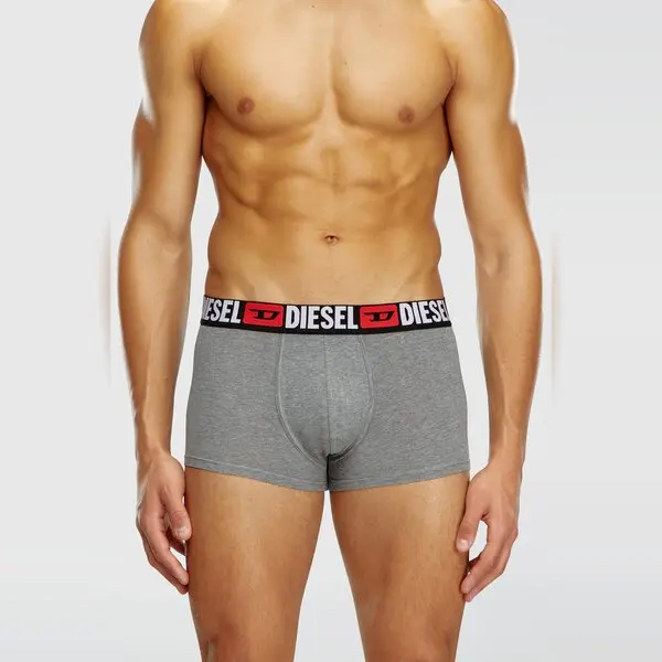 DIESEL® Three-pack Of All-over Logo Waist Boxers - Multicolor