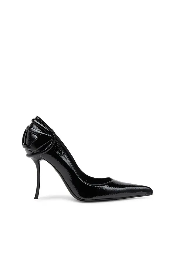DIESEL® D-ten & Half-glossy Pumps With Curved Heel