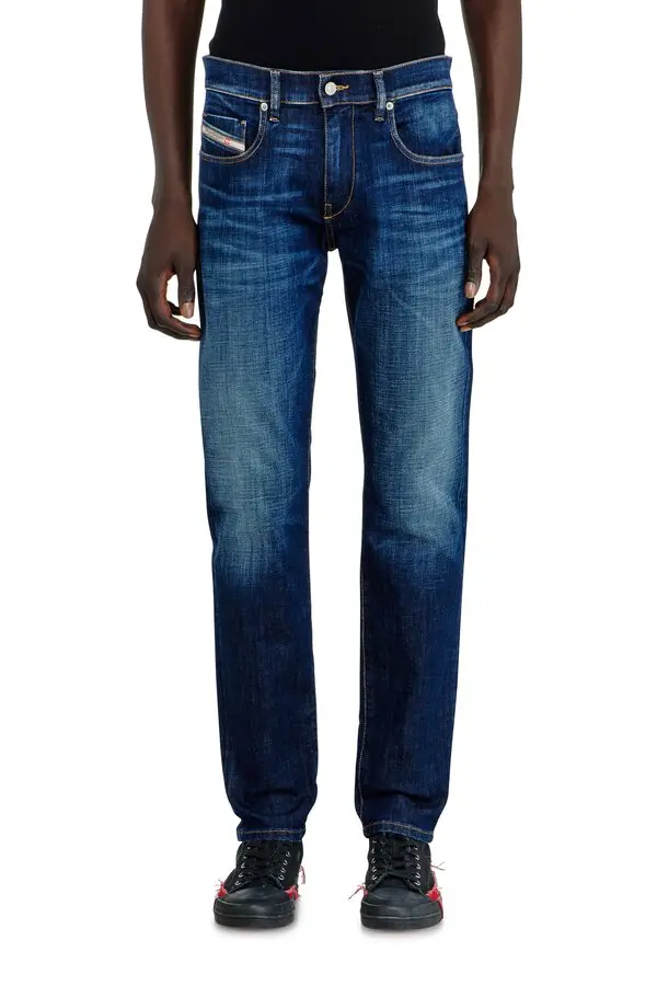 DIESEL® Slim Fit Jeans With Medium Waist And Zip Fly - Blue
