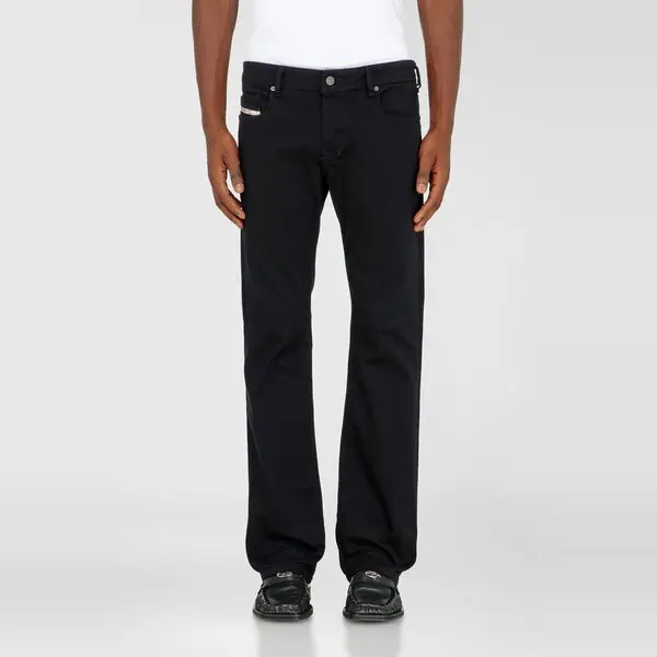 DIESEL® Bootcut Jeans Low Waist, Button Fly - Black