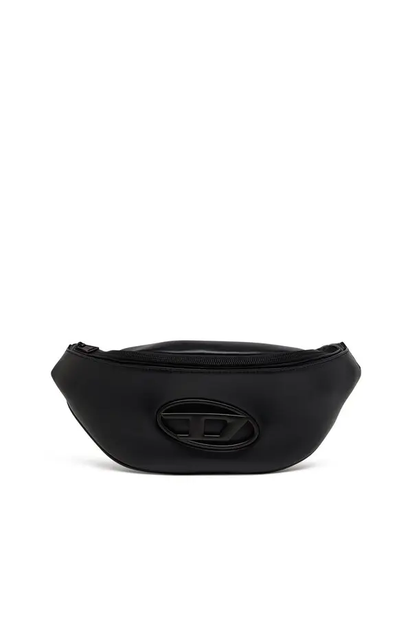 DIESEL® Pu And Neoprene Belt Bag With Oval D Plaque - Black
