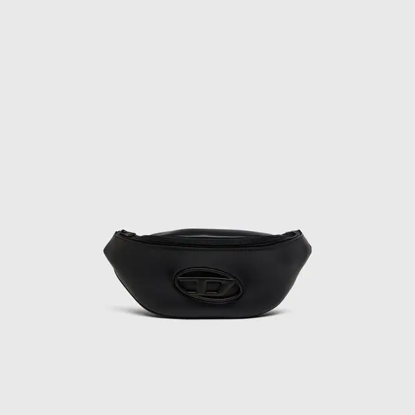 DIESEL® Pu And Neoprene Belt Bag With Oval D Plaque - Black