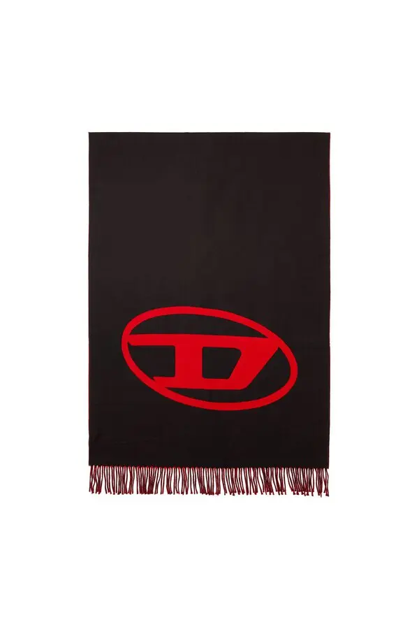 DIESEL® Reversible Two Tone Wool Scarf - Multicolor