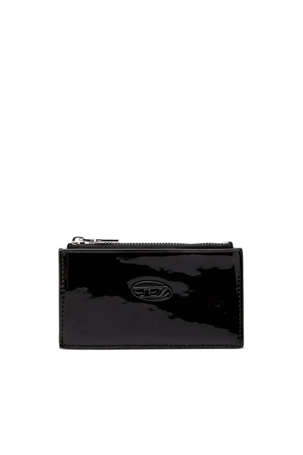 DIESEL® Card Holder With Glossy Finish - Black