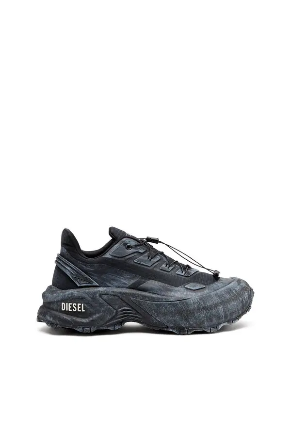 DIESEL® D-cage Distressed Sneakers - Black