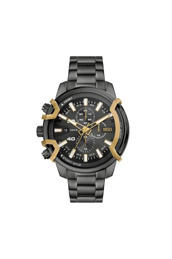 DIESEL® Griffed Chronograph Watch - Grey