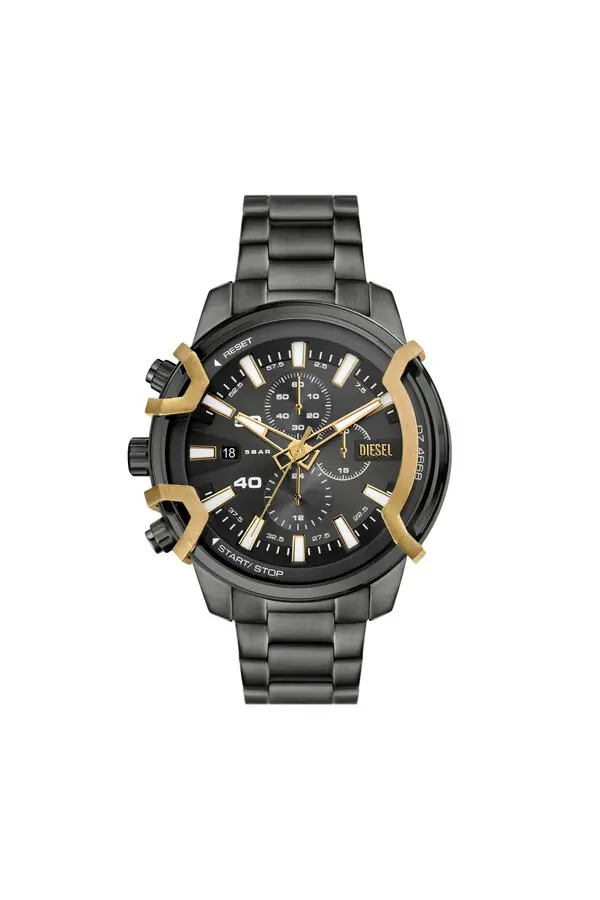 DIESEL® Griffed Chronograph Watch - Grey