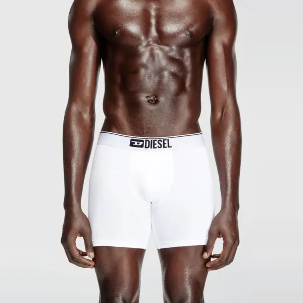 DIESEL® Three-pack Stretch Cotton Boxer Briefs - Multicolor