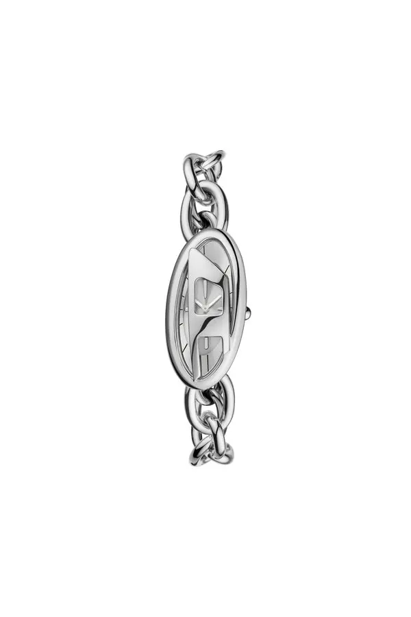 DIESEL® D-era Two-hand Stainless Steel Watch - Silver