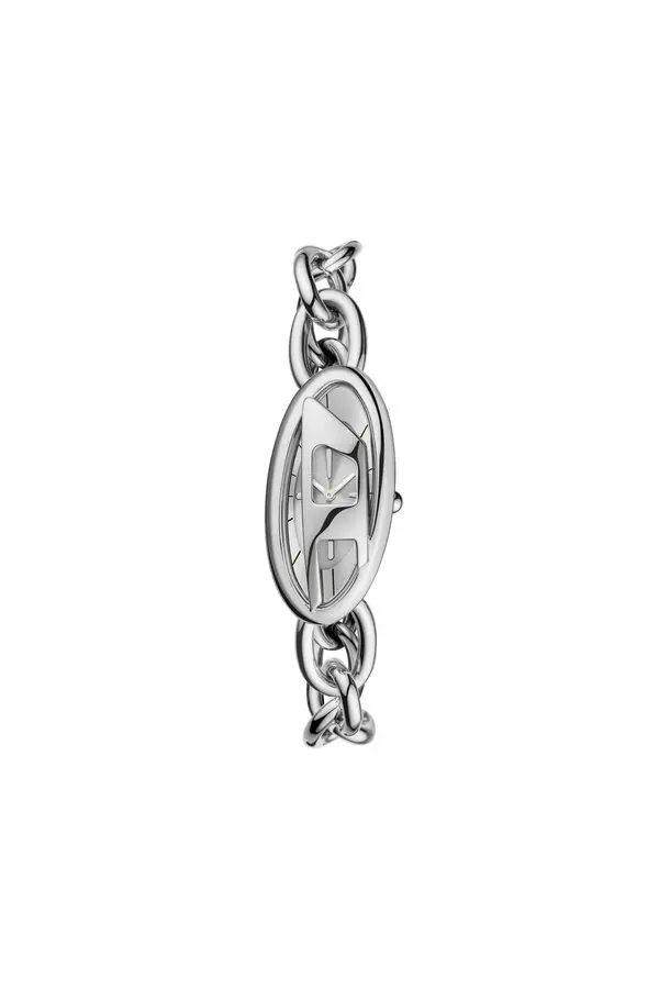 DIESEL® D-era Two-hand Stainless Steel Watch - Silver