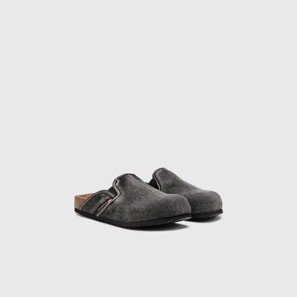 DIESEL® D-woodstock Denim Mules - Black