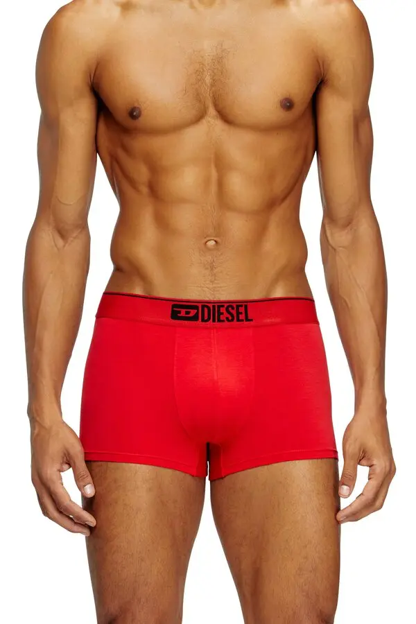 DIESEL® Three-pack Of Plain Boxer Briefs - Multicolor