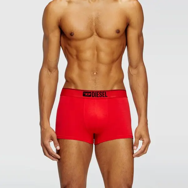 DIESEL® Three-pack Of Plain Boxer Briefs - Multicolor
