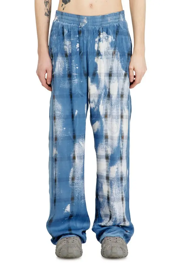 DIESEL® Track Pants With Check X-ray Effect