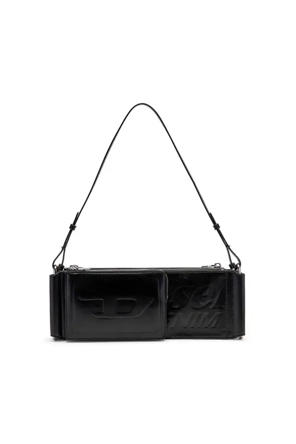 DIESEL® Modular Logo-embossed Shoulder Bag - Black