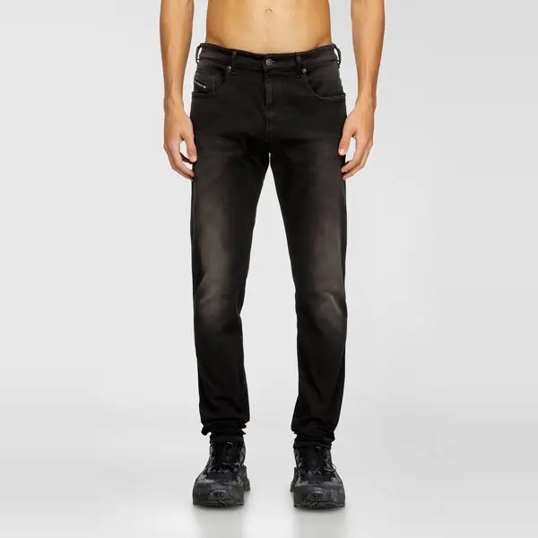 DIESEL® D-strukt Slim Fit Joggjeans - Black