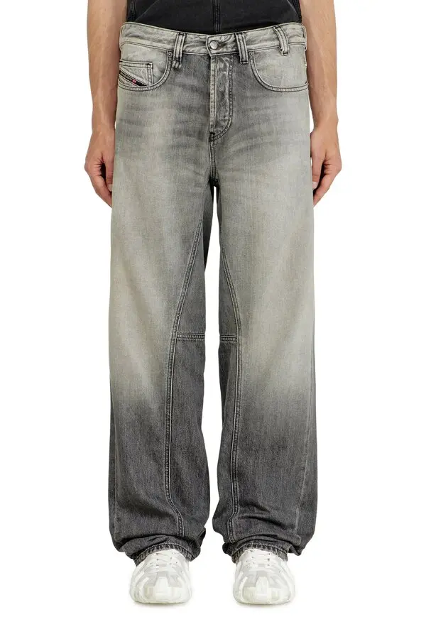 DIESEL® Relaxed Fit Low Waist Wide Leg Jeans