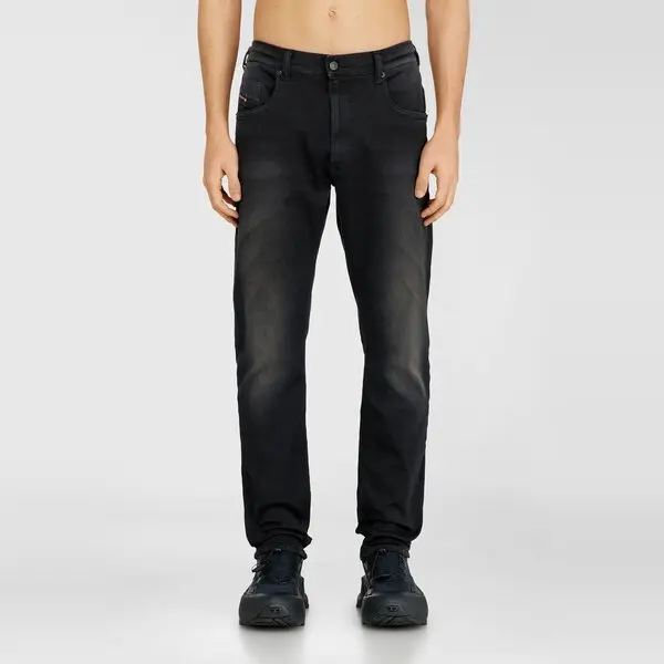 DIESEL® D-krooley-bw Joggjeans With Elastic Waistband - Black