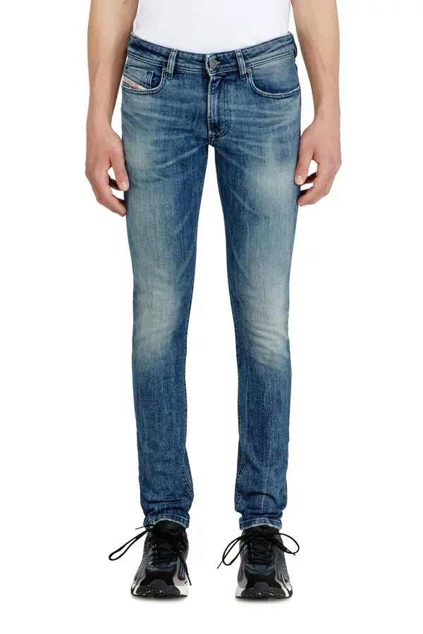 DIESEL® Sleenker Skinny Jeans Low Waist, Medium Wash - Blue
