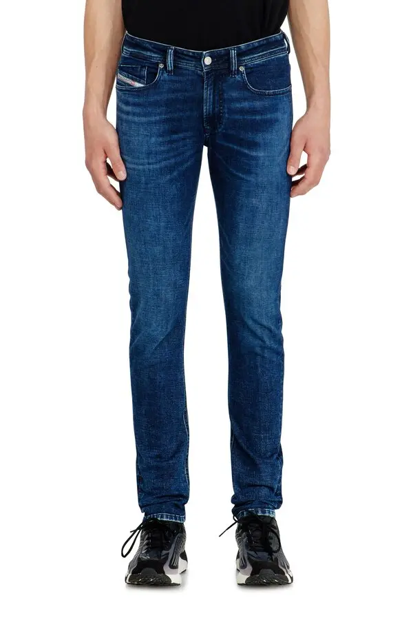 DIESEL® Sleenker Skinny Jeans Low Waist Zip Fly - Blue