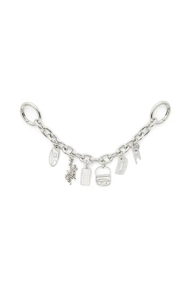DIESEL® Charm Detachable Chain - Silver