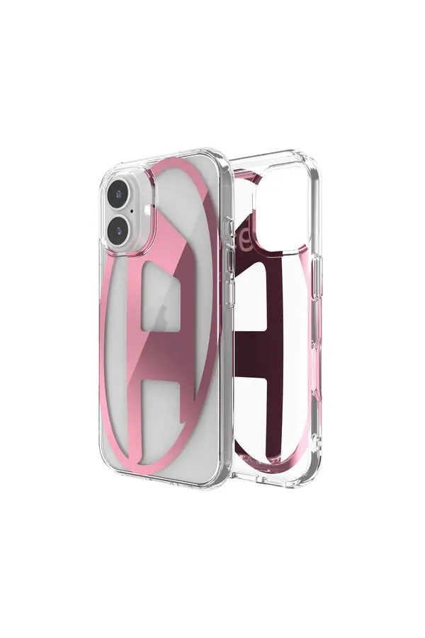 DIESEL® Oval D Mirror Case For I P 16 - Pink