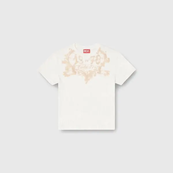 DIESEL® 1978 Industry" Graphic Print Cotton T-shirt - Multicolor